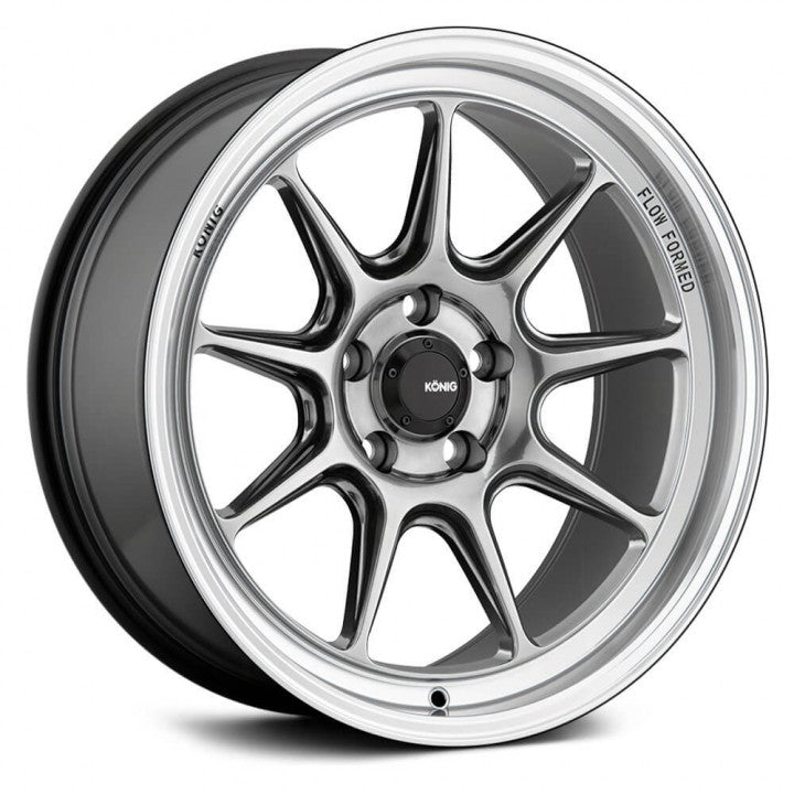 KONIG COUNTERGRAM HYPER CHROME WITH MACHINED LIP WHEELS | 15X7.5 | 4X1 ...